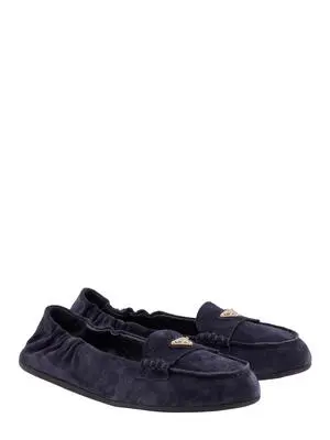 Prada Suede Loafers - Blue
