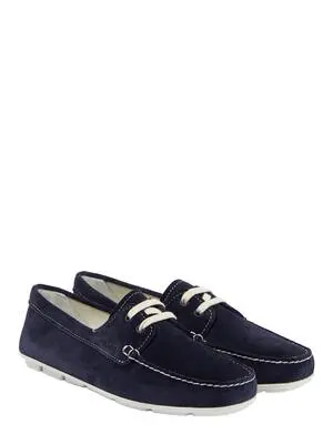 Prada Suede Driving Shoes - Blue