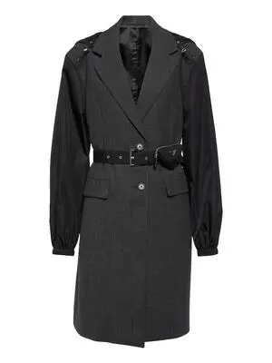 Prada Virgin Wool Coat - Grey
