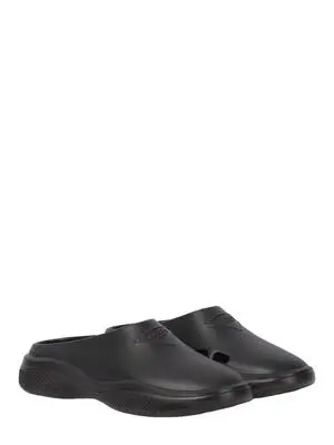 Prada Rubber Clogs - Black