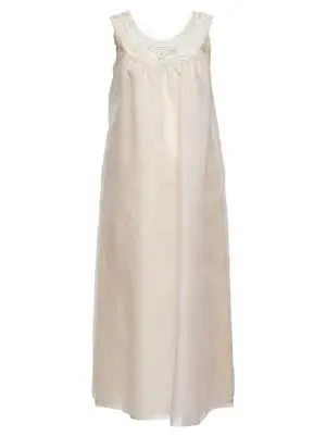 Prada Tulle Midi Dress - Pink