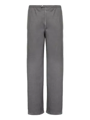 PRADA Prada Virgin Wool Straight Trousers