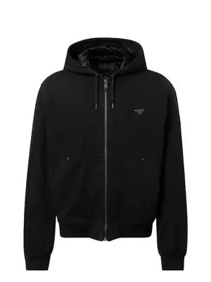Prada Cotton Hooded Jacket - Black
