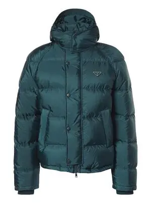 Prada Re-nylon Down Jacket - Green