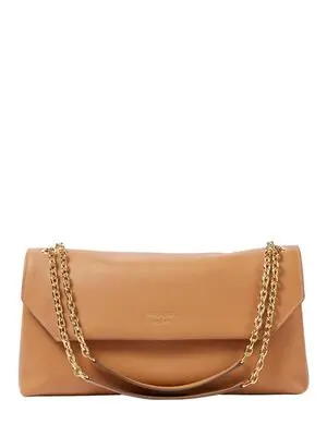 Prada Leather Shoulder Bag - Brown