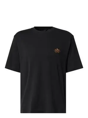 Prada Cotton Jersey T-shirt - Black