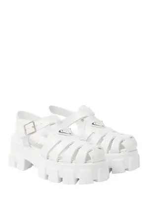 PRADA Prada Monolith Platform Sandals