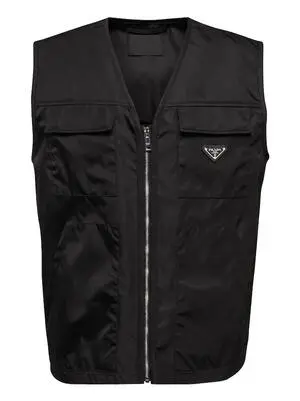 Prada Re-nylon Vest - Black