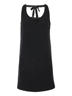 Prada Embellished Minidress - Black