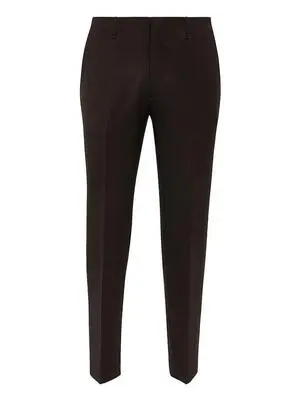 Prada Wool Gabardine Suit Pants - Black