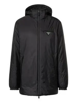 Prada Re-nylon Padded Coat - Black
