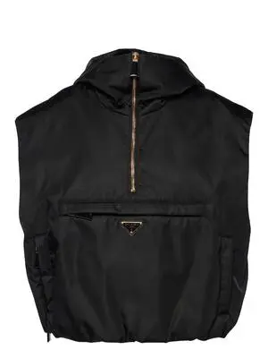 Prada Re-nylon Puffer Vest - Black