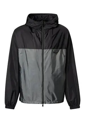 Prada Re-nylon Hooded Jacket - Black