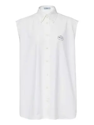 PRADA Prada Logo Cotton Shirt