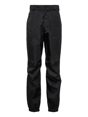 Prada Re-nylon Barrel-leg Pants - Black