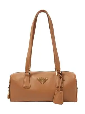 Prada Leather Shoulder Bag - Brown