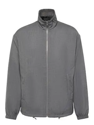 Prada Virgin Wool Blouson Jacket - Grey