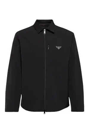 Prada Re-nylon Zipped Shirt - Black