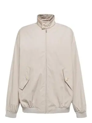 Prada Cotton-blend Bomber Jacket - Neutrals
