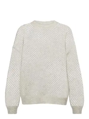 Brunello Cucinelli Ribbed-knit Sweater - Grey