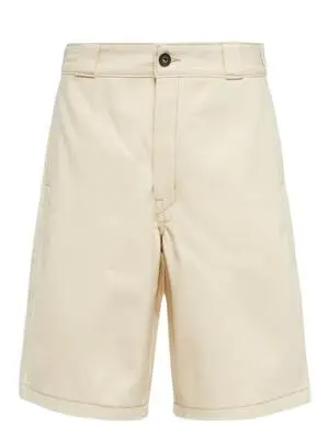 Prada Denim Bermuda Shorts - Neutrals