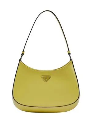Prada Cleo Small Leather Shoulder Bag - Green