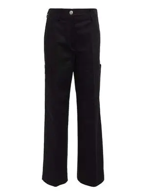 Prada Cotton-blend Gabardine Cargo Pants - Black