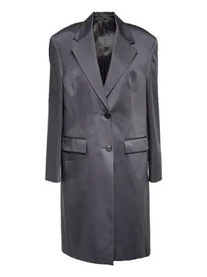 Prada Panama Cotton Coat - Grey