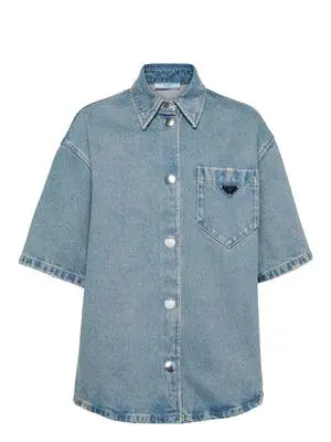 Prada Denim Shirt - Blue