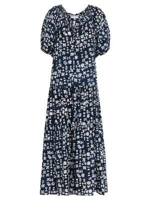 APIECE APART Apiece Apart Uva Abstract-Print Maxi Dress