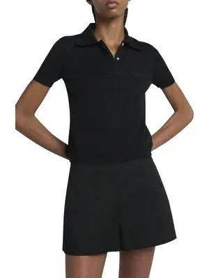Moncler Short-sleeve Polo Shirt - Black