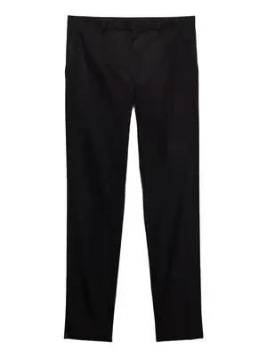 Prada Cotton Poplin Trousers - Black