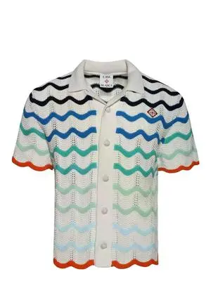 Casablanca Gradient Wave Shirt - White