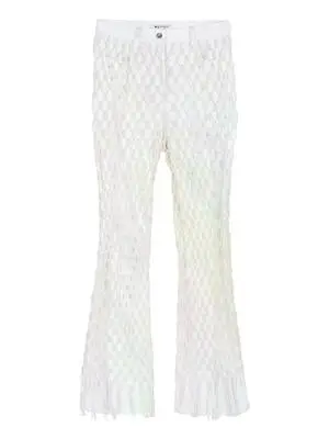 Ports 1961 Layered Design Jeans - White