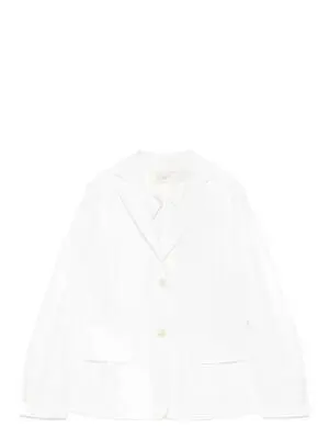 Montedoro Twill-weave Blazer - White