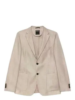 Zegna Interwoven Blazer - Neutrals