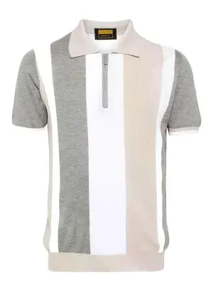 SVEVO Panelled Polo Shirt - Grey