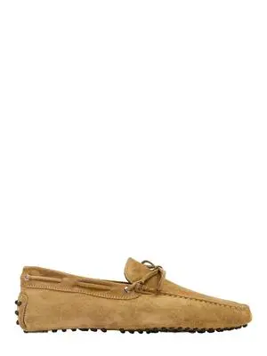 AURELIEN Suede Driving Shoes - Neutrals