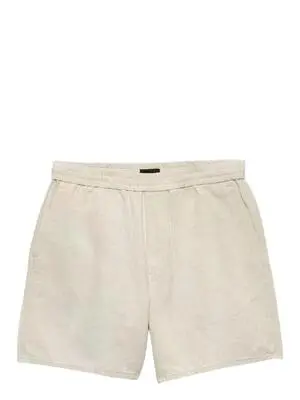 Prada Chambray Shorts - Neutrals
