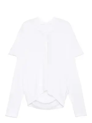 Comme Des Garçons V-neck T-shirt - White
