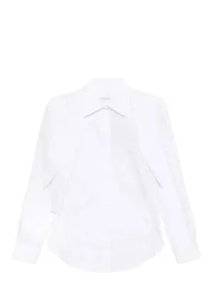 LITKOVSKA Cut-out Cotton Shirt - White