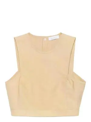 Rabanne Twill Vest - Neutrals