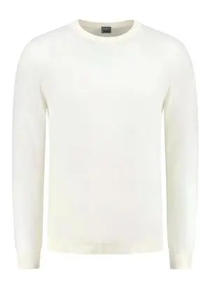Fedeli Crew-neck Sweater - White