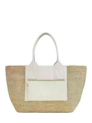 GANNI GANNI Medium Raffia Tote