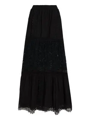 Alice + Olivia Reise Maxi Skirt - Black