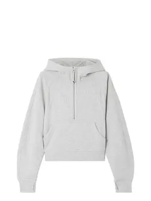 Lululemon Scuba Oversized Cotton-blend Jersey Hoodie - Gray