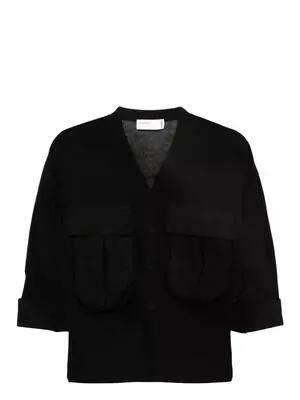 Toga Button-up Cardigan - Black