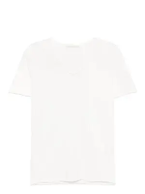 FORME D'EXPRESSION V-Neck T-Shirt Neutrals