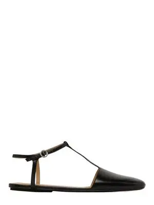 Marsèll Distesa Leather Flat Pumps - Black