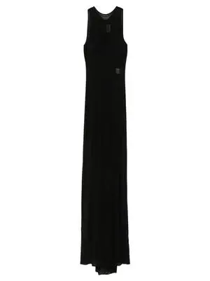 JEAN PAUL GAULTIER Semi-sheer Maxi Dress - Black